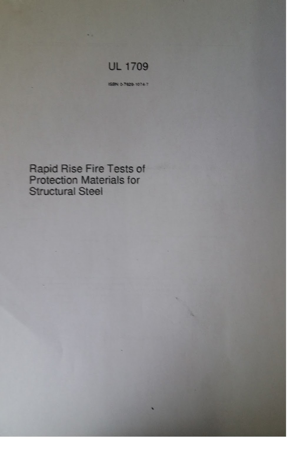 Passive Fire Protection Community: UL 1709