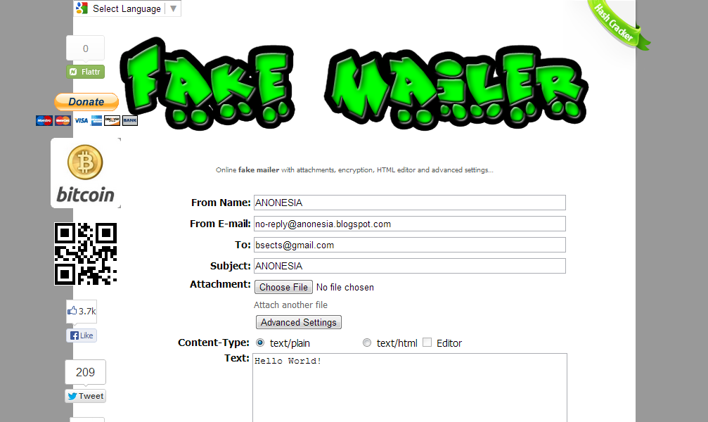 Cara Kirim Email Dengan Alamat Palsu