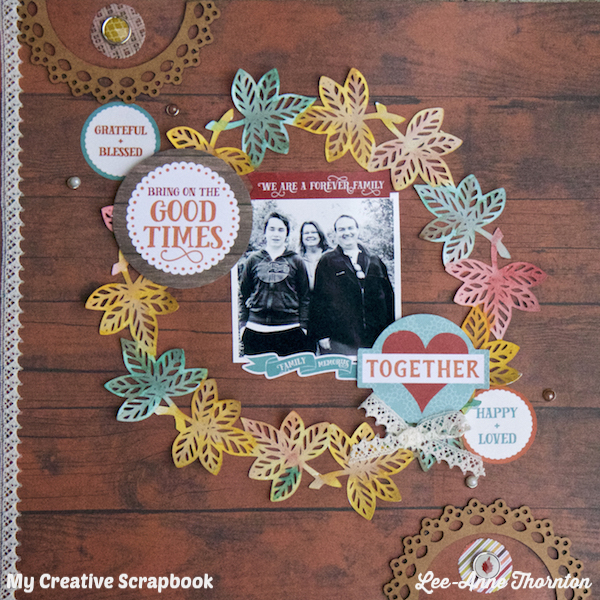 My Creative Scrapbook: Step by Step November Main Kit Scrapbook Page ...