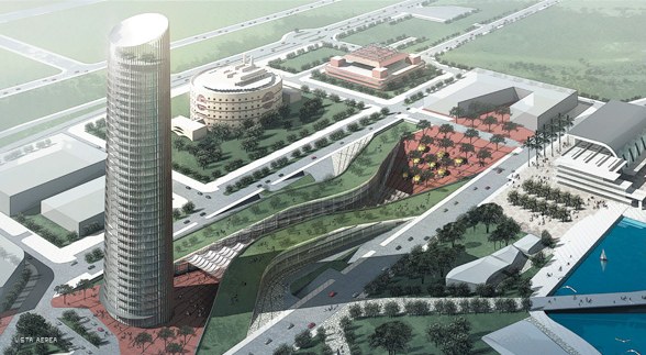 Torre Sevilla | César Pelli | Descripción + Fotos + Planos
