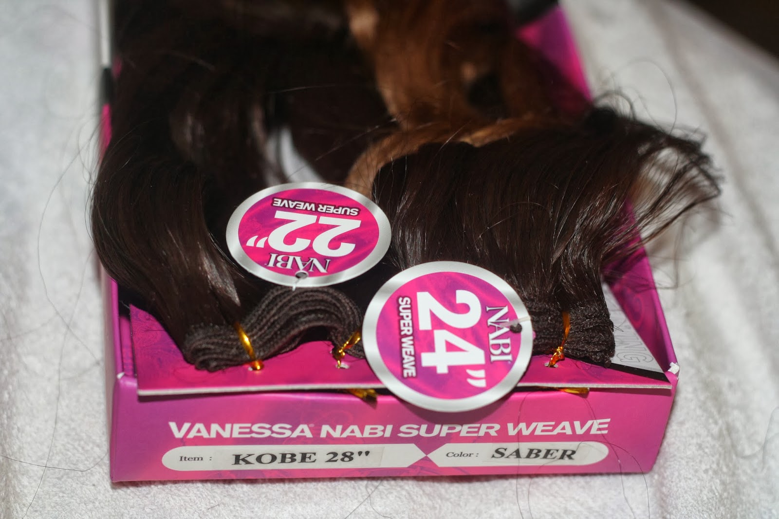 Hair Review + Video: Vanessa Nabi Super Weave Kobe 28"- Saber & Ideal ...