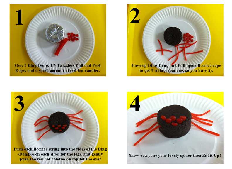 Fun Snacks 4 Kids: Ding Dong Spider Recipe