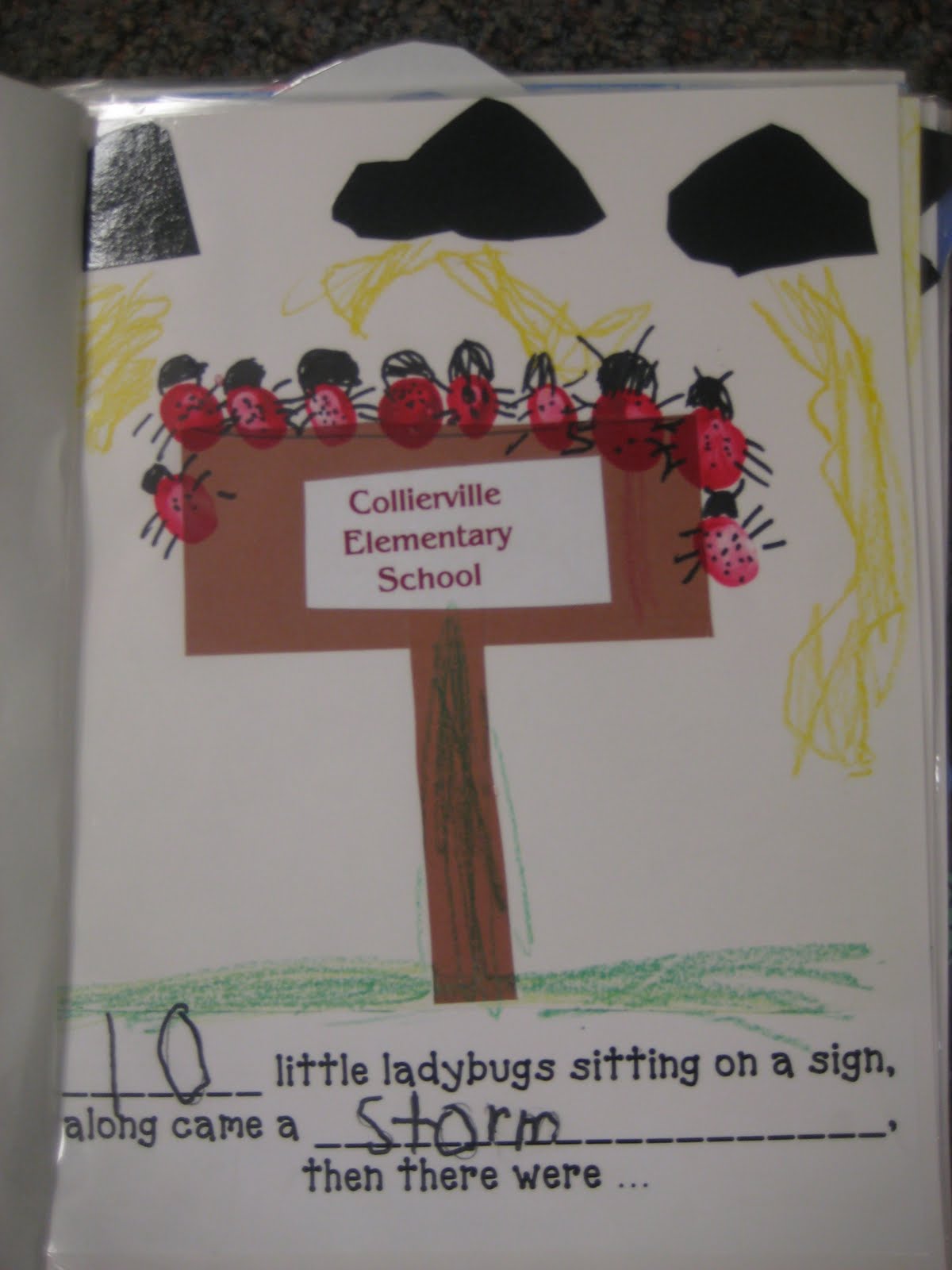 Kinder Garden: Ten Little Ladybugs Class Book