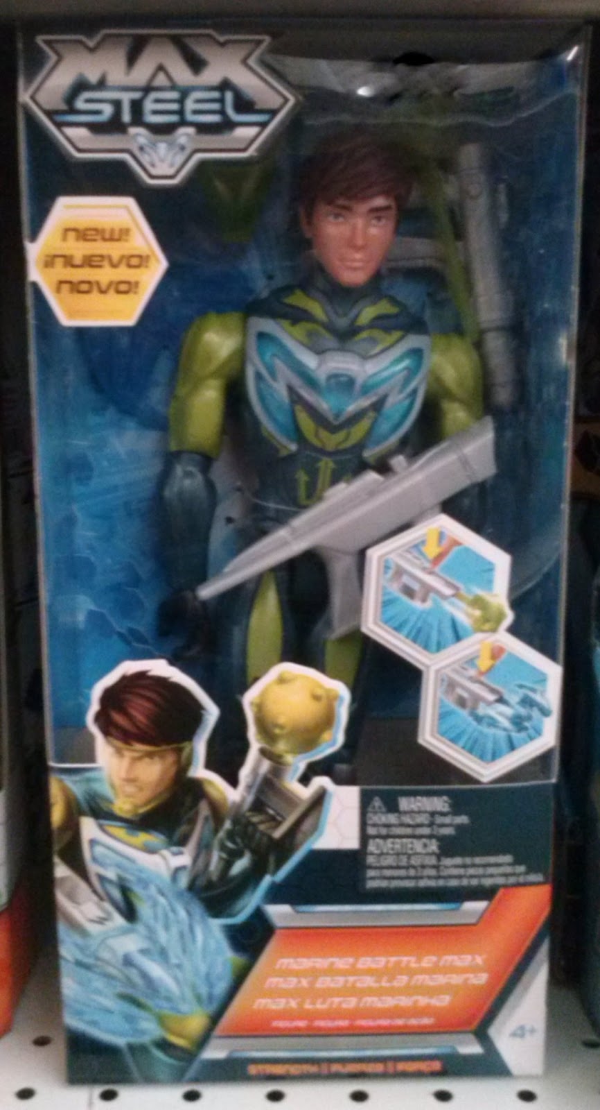 Max Steel Reboot: Llegan a tiendas las figuras Max Steel 2013