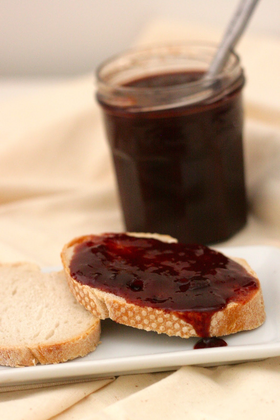 The Little Blue Bicycle: Plum and Chocolate Jam