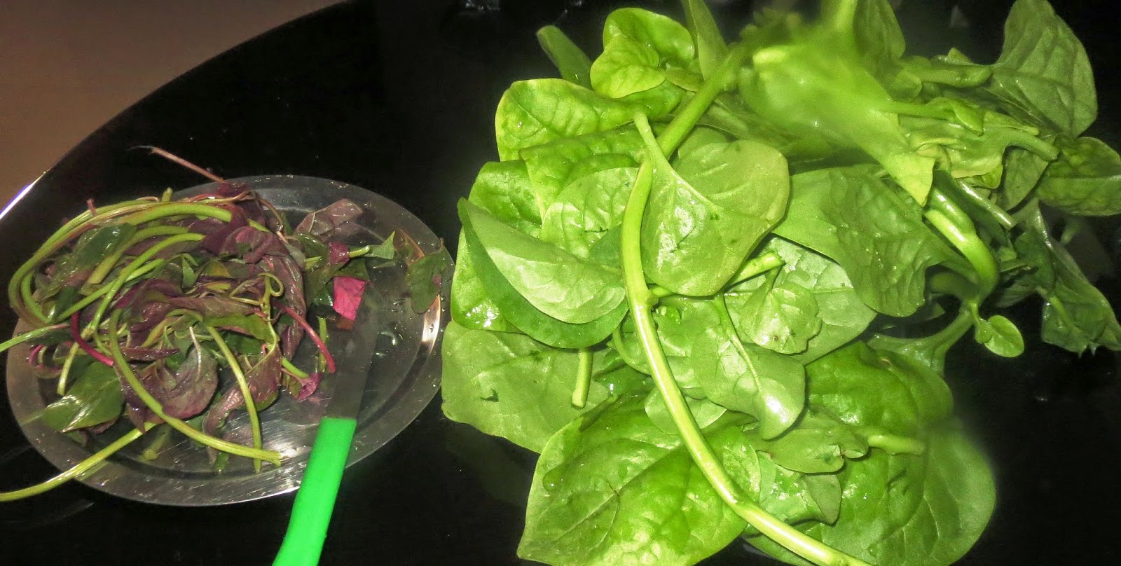 ಅಡಿಗೆ - Adige: Basale leaves Curry