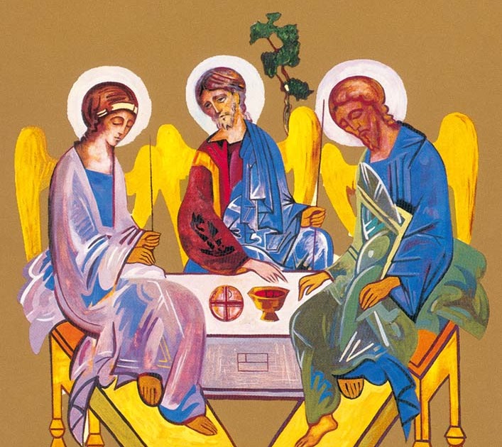 Iconos de Kiko Argüello: La Trinidad