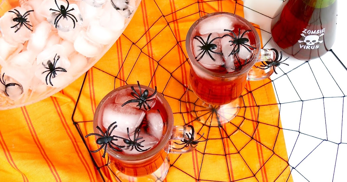 {VIDEO} Easy Halloween Spider Blood Punch (kid's drink or alcoholic ...