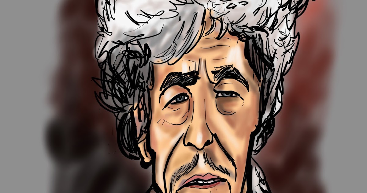 Cartoons I Drew: Bob Dylan Caricature