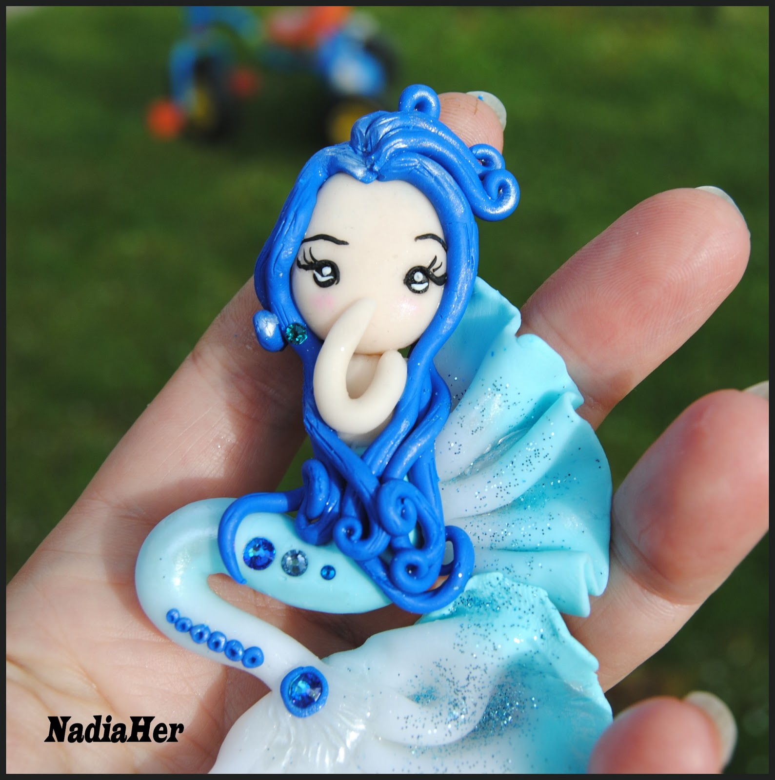 Figurine en fimo, mes premières.