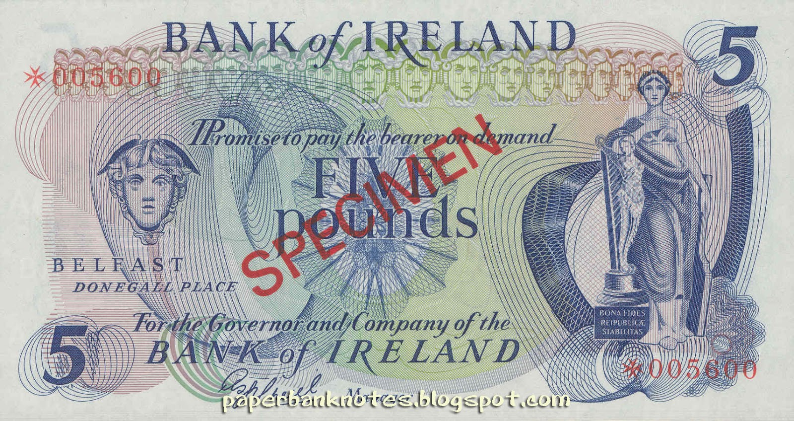 europe: Northern Ireland, Bank of Ireland - 1978 Franklin Mint ...