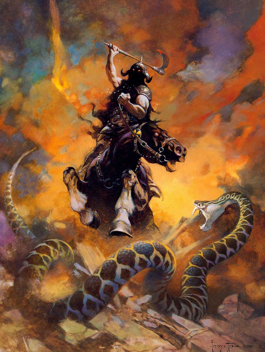 The Geeky Nerfherder: The Art Of Pop Culture: Frank Frazetta