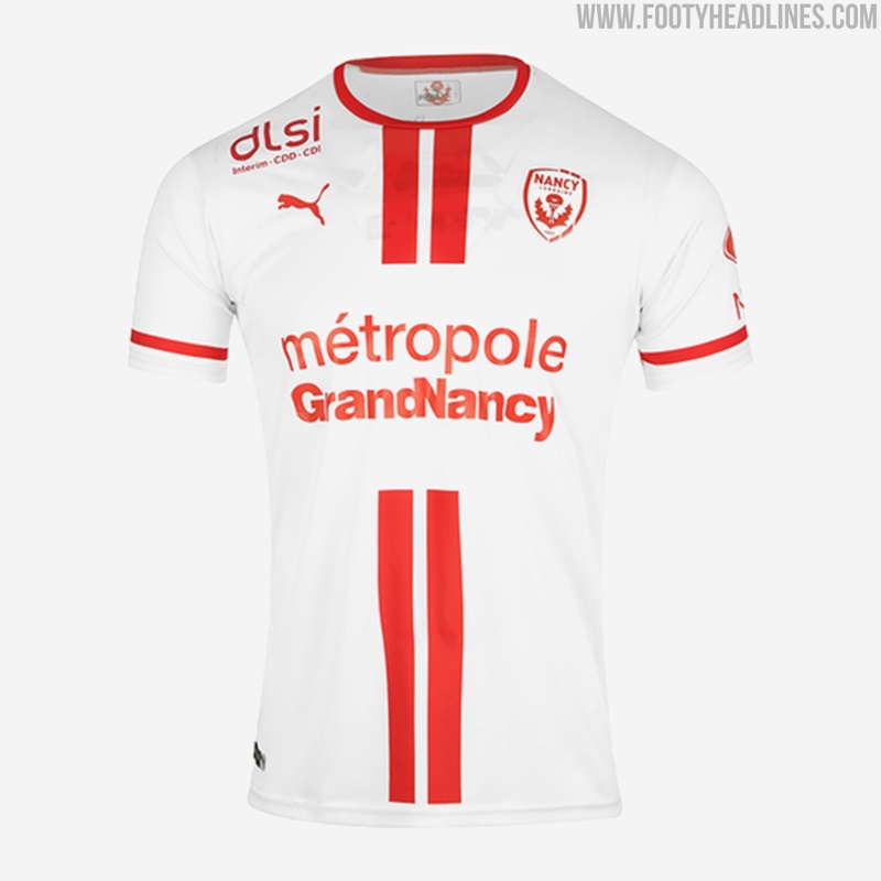 Nancy 20-21 Home & Away Kits Released - Made in France - Footy Headlines