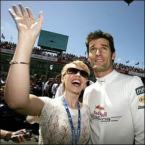 Mark Webber with Wife Pics | All Sports Stars