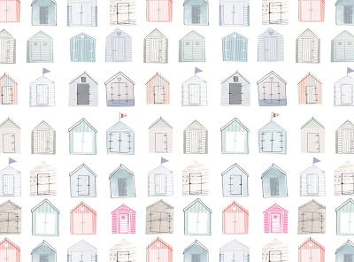 Seaside Themed repeated patterns designs - Lydia Wilson