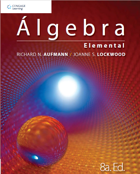 Libros Técnicos: Álgebra Elemental - Aufmann & Lockwood