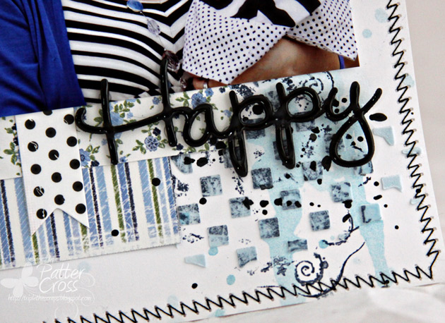 Triple the Scraps: Tuesday's {Tip} Creating Splatters and Drips