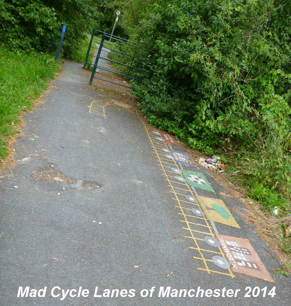 Mad Cycle Lanes of Manchester: Roe Green Loopline 2, Walkden to the M61