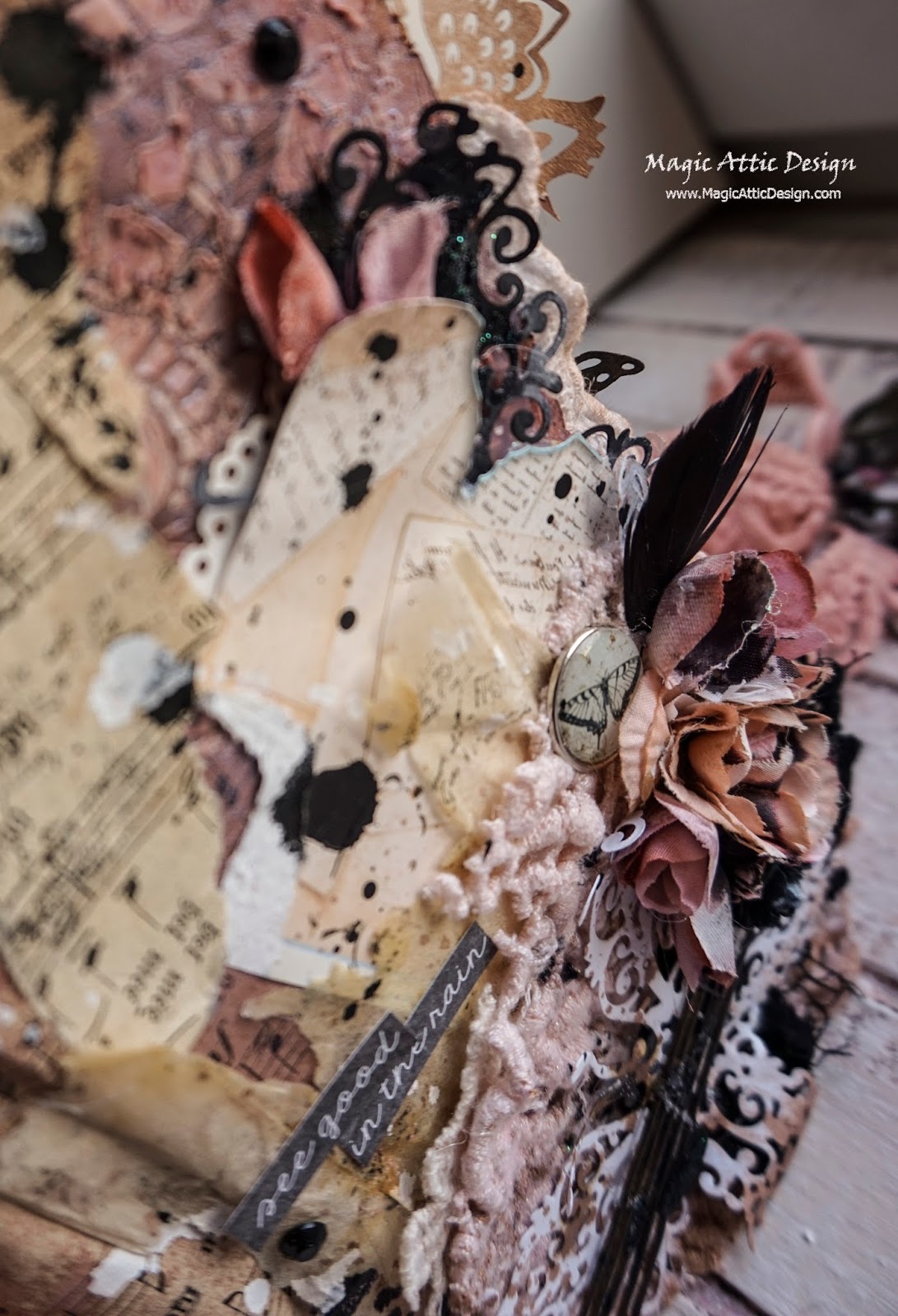 Vintage altered book + VIDEO TUTORIAL | Magic Attic Design