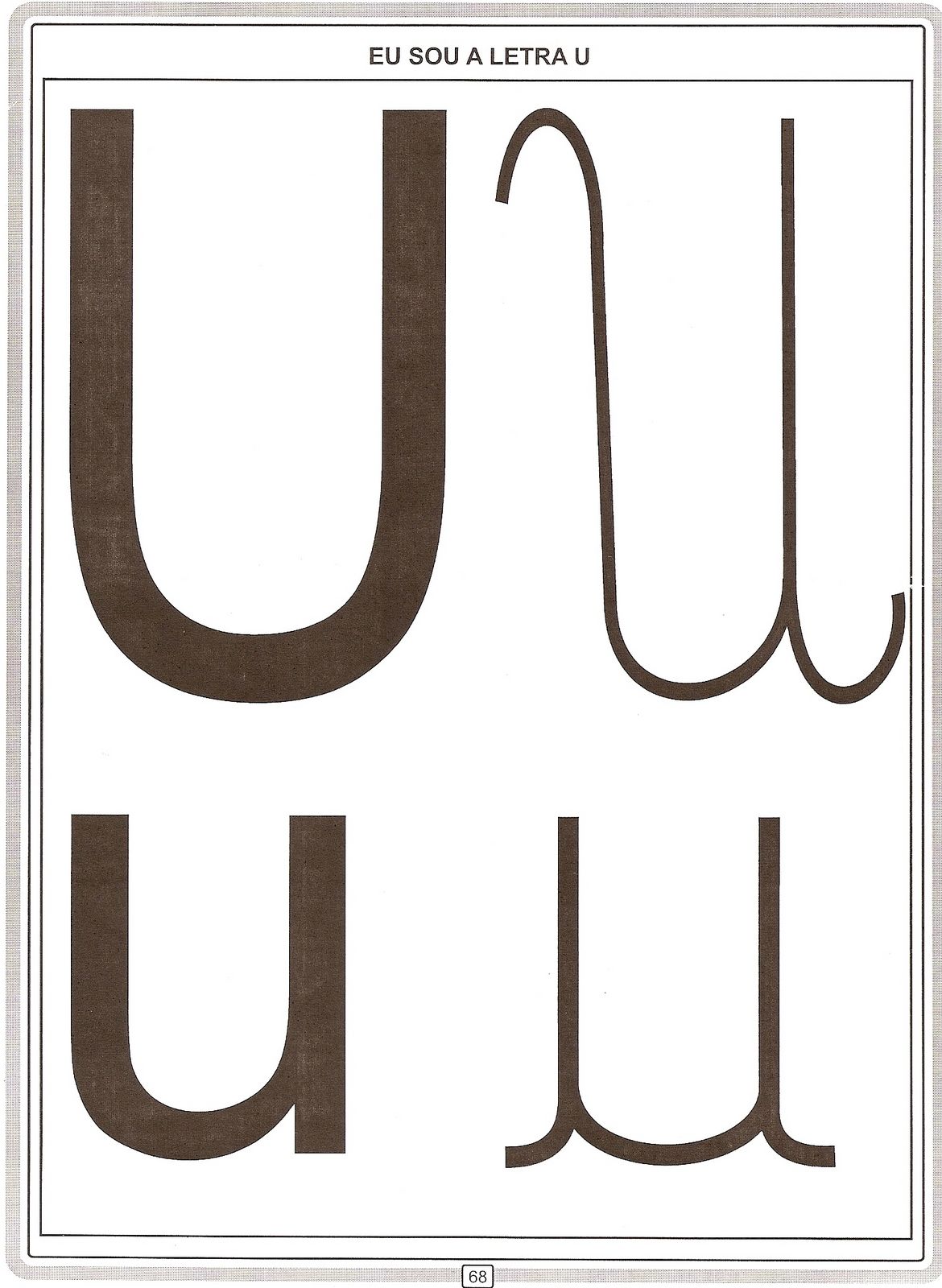 Alfabeto com os 04 tipos de letras!-ESPAÇO EDUCAR