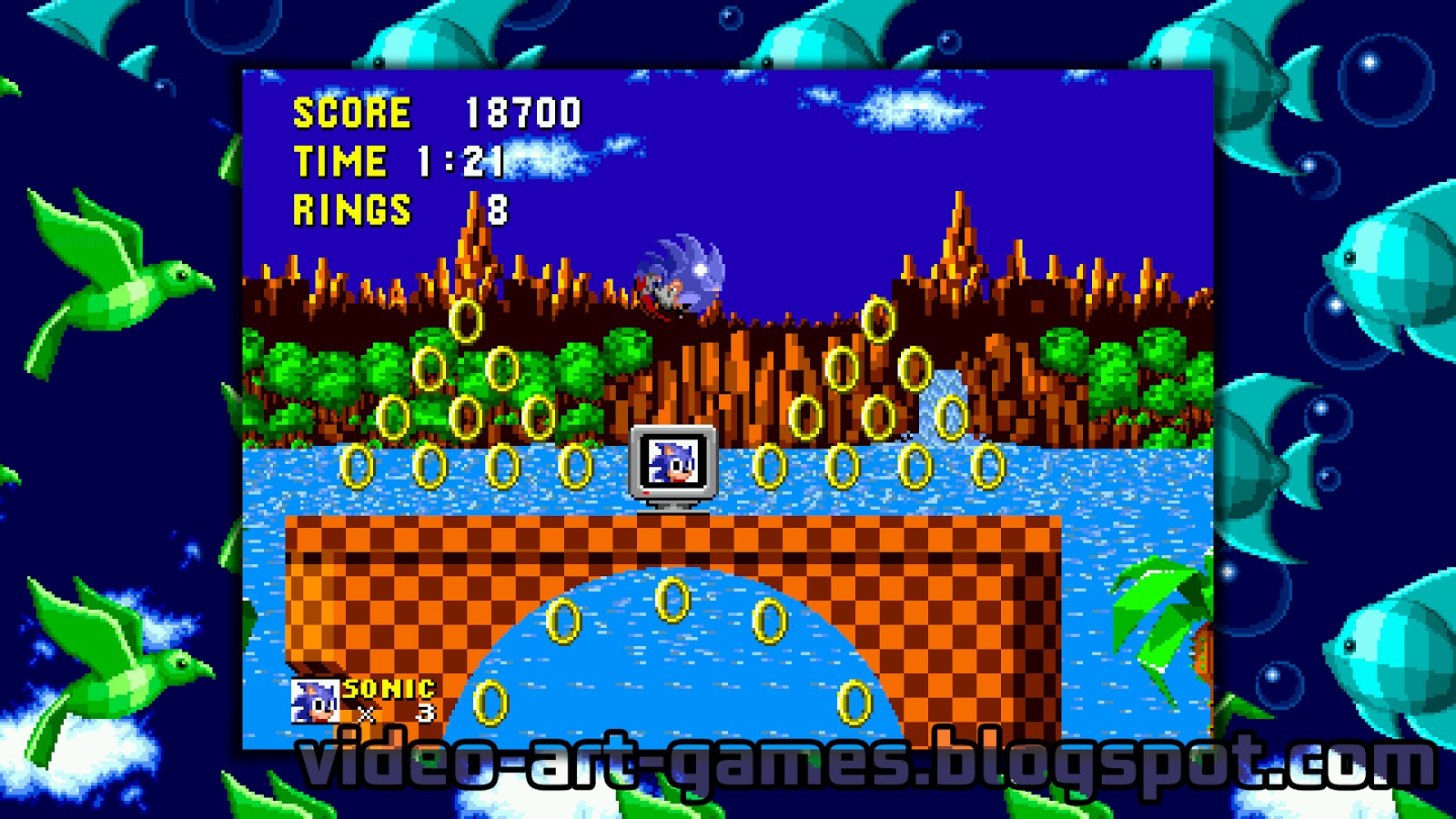 Sonic The Hedgehog - Overlay para Retroarch