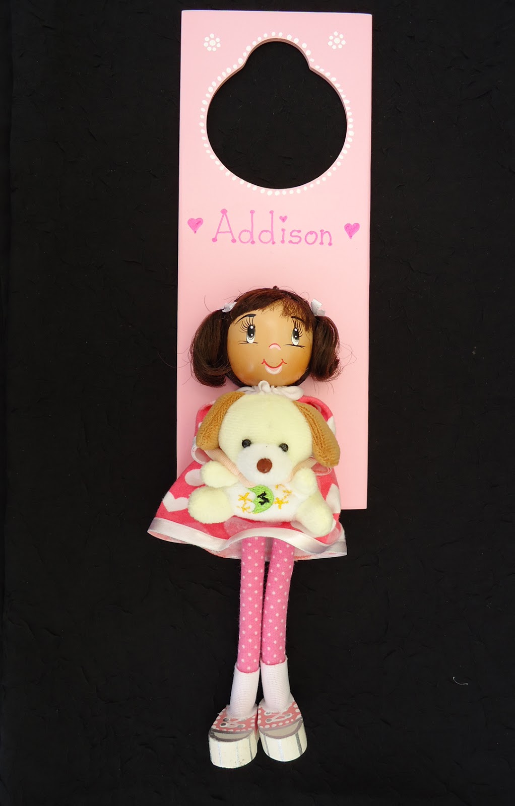 Door Hangers by Cherish Collections: PJ's GIRLS