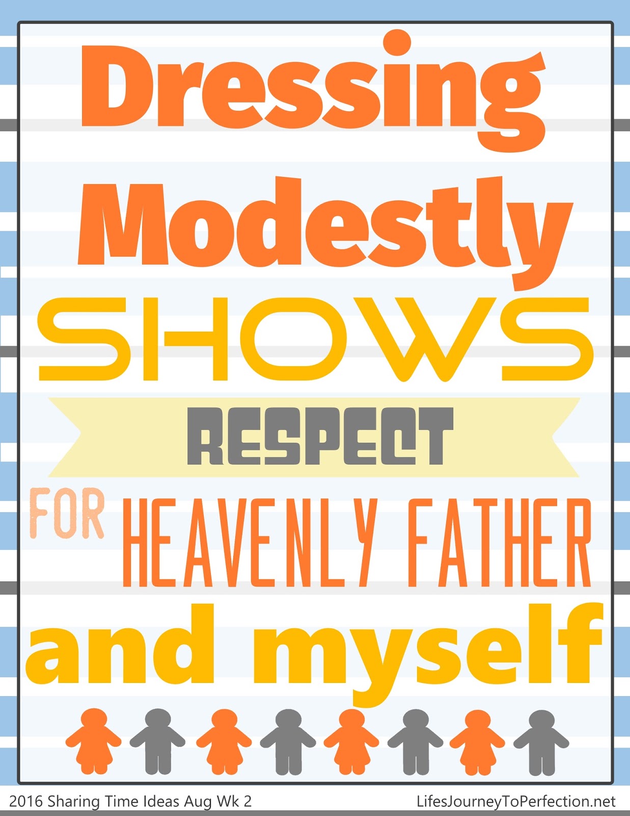 Life's Journey To Perfection: 2016 LDS Sharing Time Ideas for August ...