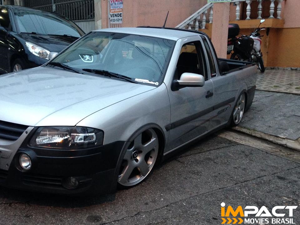 Saveiro g4 surf com rodas santa monica aro 18 suspensão rosca - Impact ...