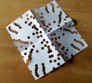 Now OTR That!: Winter Themed Heavy Work: Hole punch snowflakes