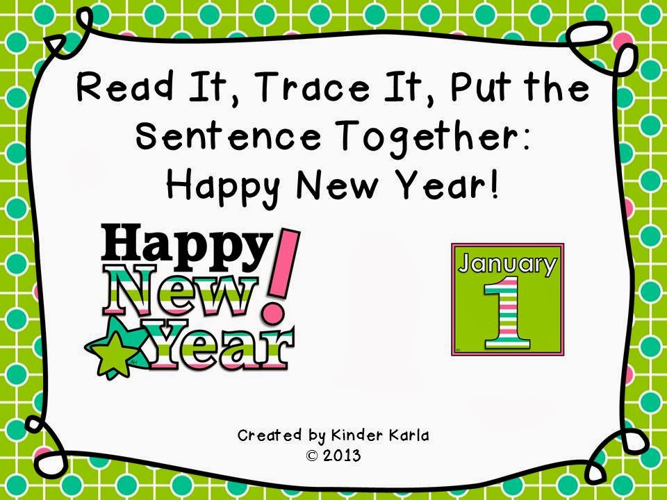 Karla's Kreations: New Year Put Together Sentences