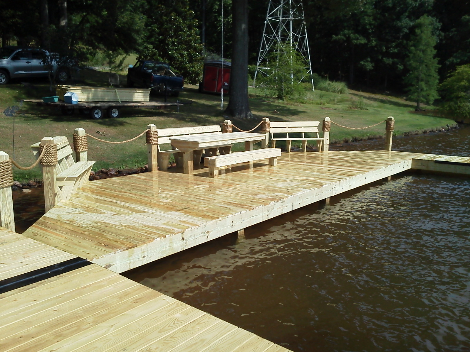 Settle Docks: Awesome Lake Bowen Dock!!!!!!