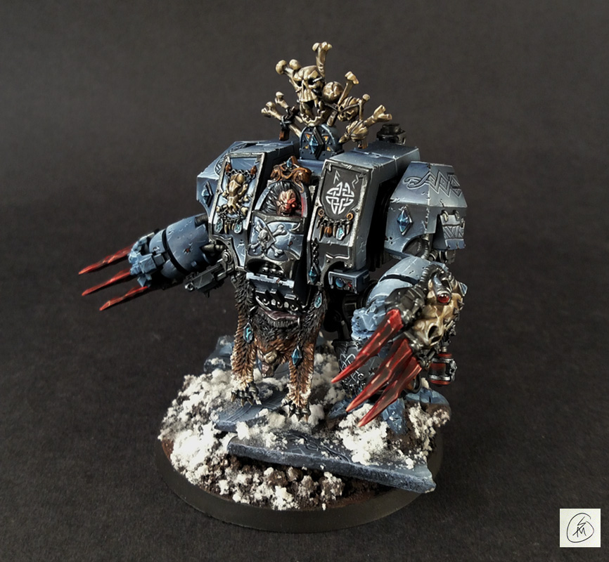 samson minis: Finished! Space Wolves Murderfang