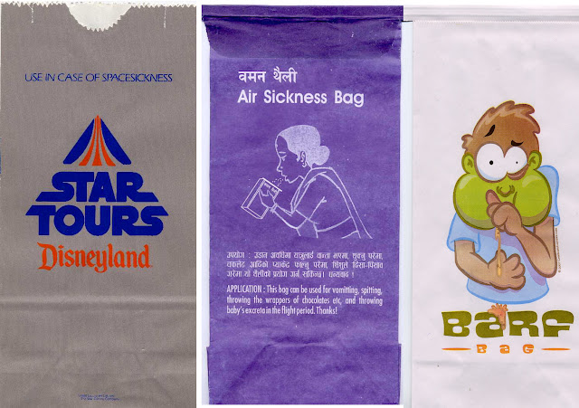 MissTWA: "Airline Barf Bags"......Going Green.....!!!....