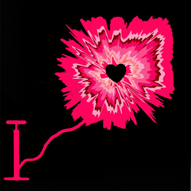 Kahlia's Graphic Design: Exploding Heart
