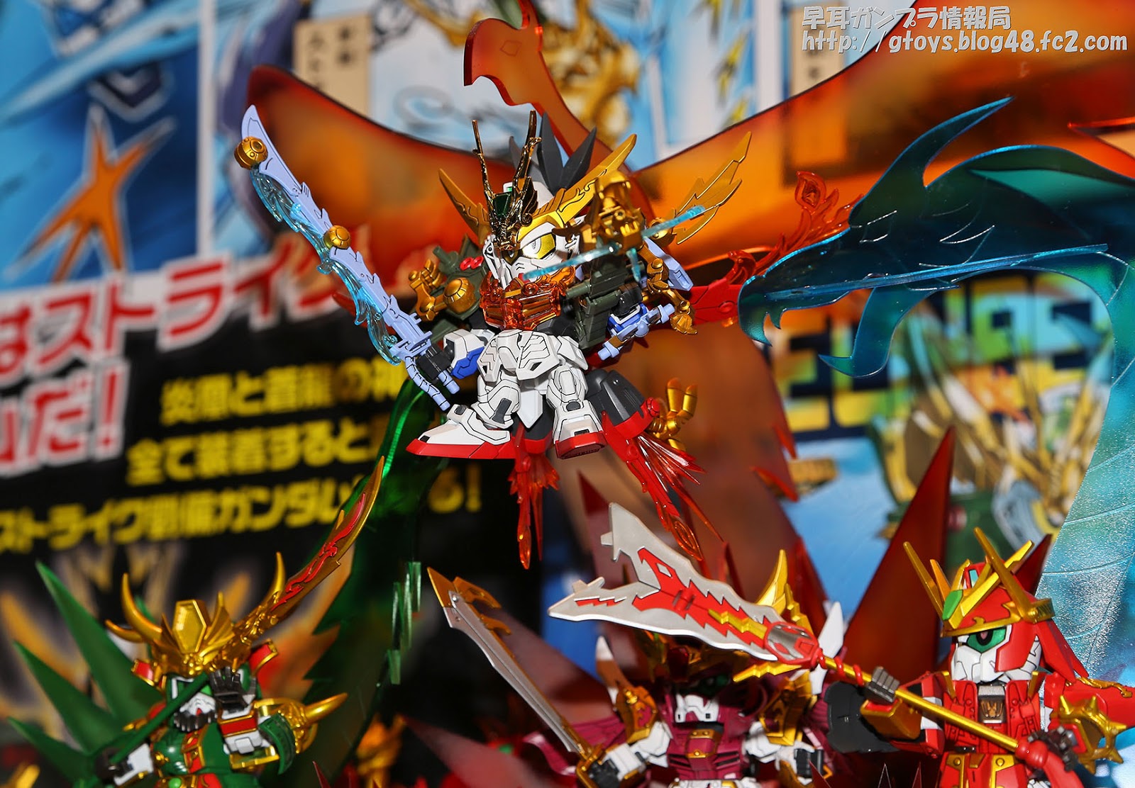 GUNDAM GUY: SD LEGEND BB Line-up - On Display @ Shizouka Hobby Show 2013