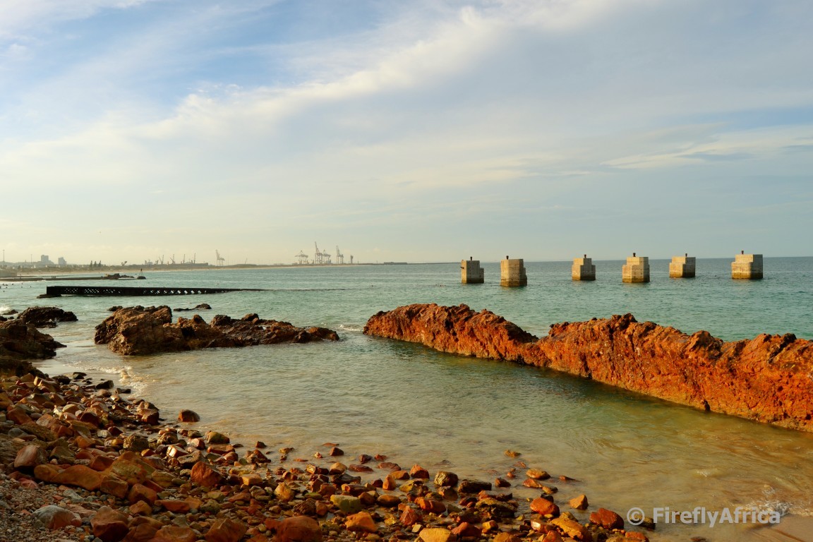 Port Elizabeth Daily Photo: Then and Now: The Humewood Slipway