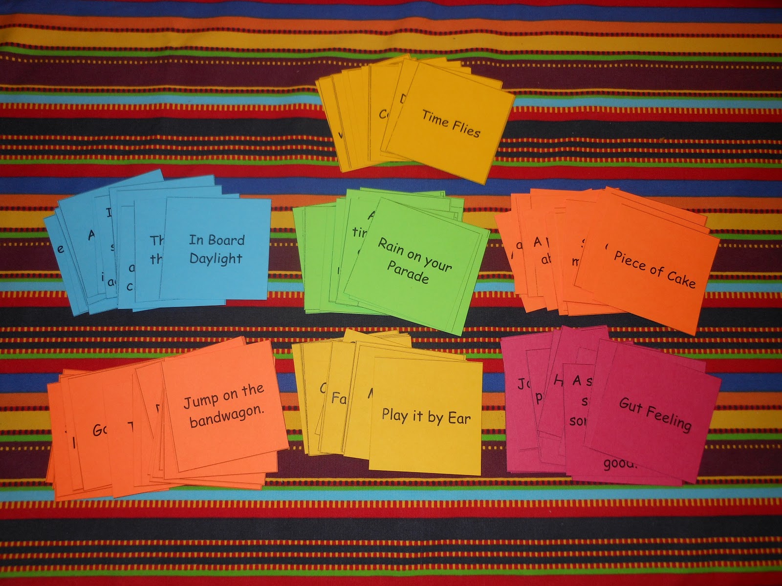 Love, Teach, and Live: Teach: Idioms