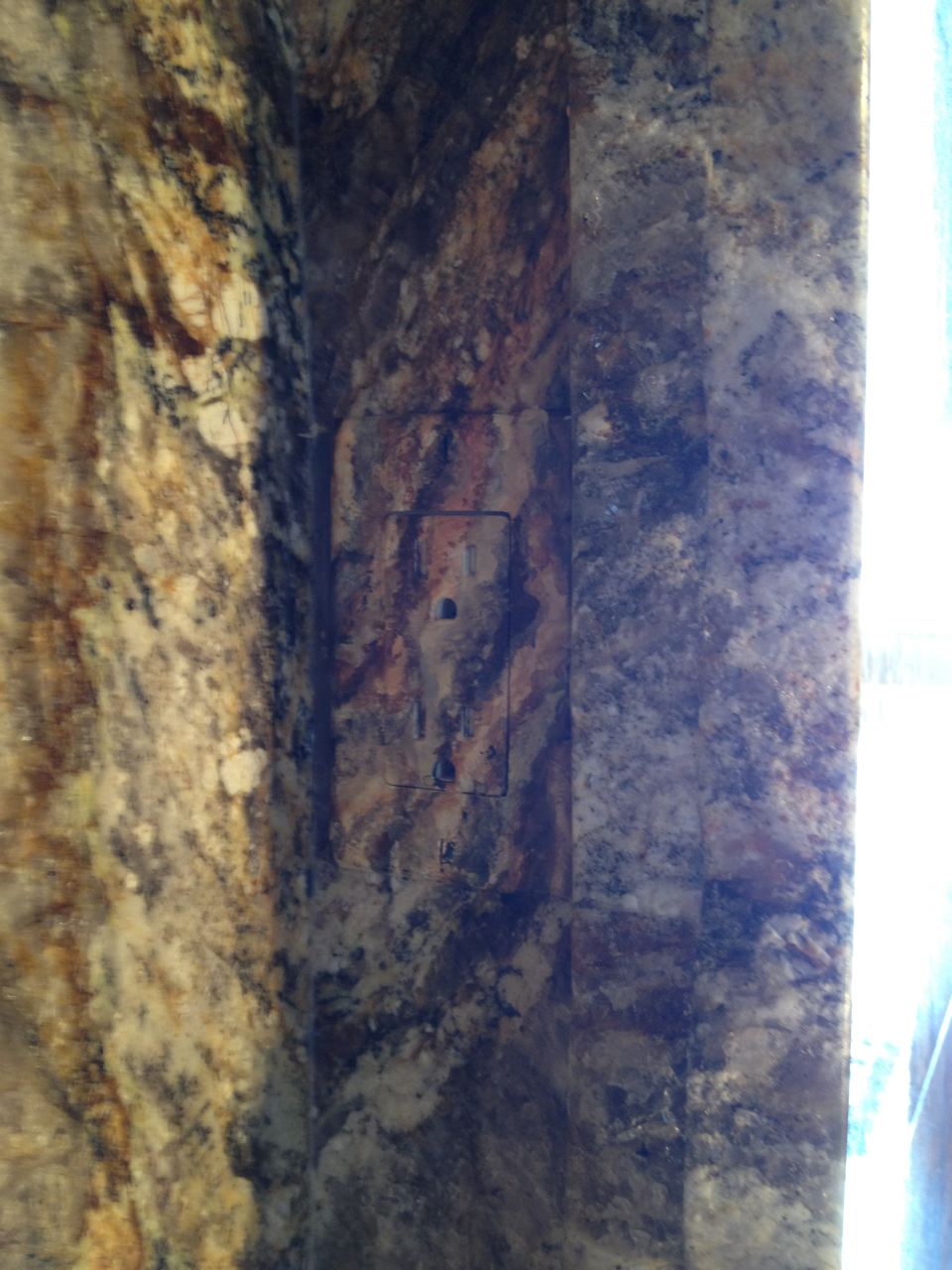 The Granite Gurus: Golden Ray Granite Kitchen from MGS by Design