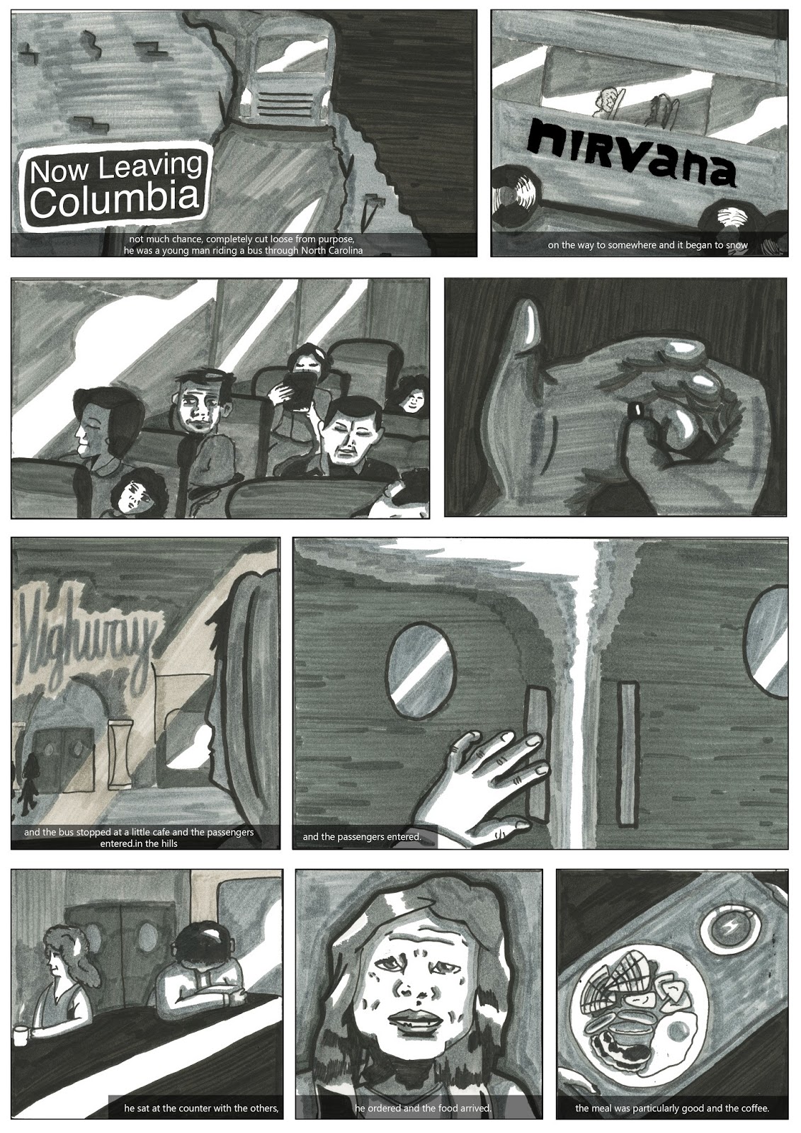 Ben Pinkney - Graphic Design : 3 Page Comic - Final Piece