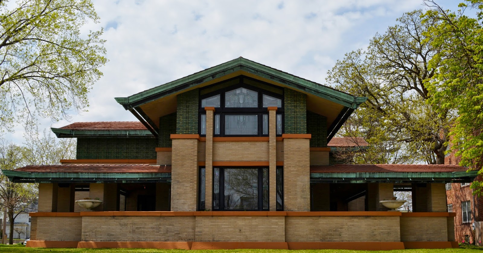 C Bakunas Art: Frank Lloyd Wright Designed House In Springfield Illinois