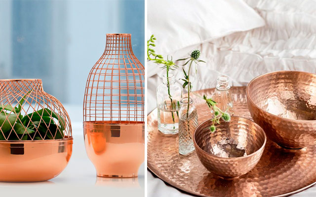 Marzua: El color metalizado en decoración