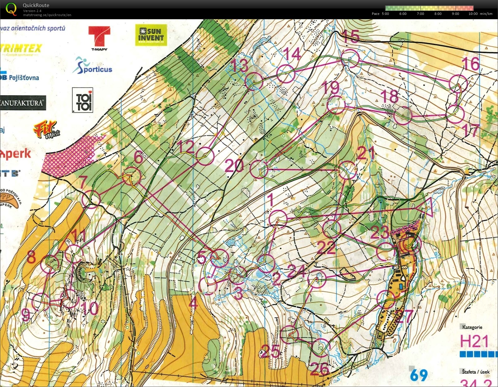 Mícův O-blog: Trojkombinace Šumperk