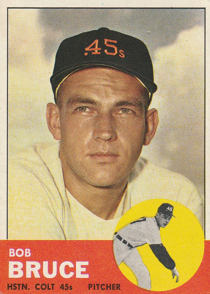 1963 Topps Baseball: Bob Bruce (#24)
