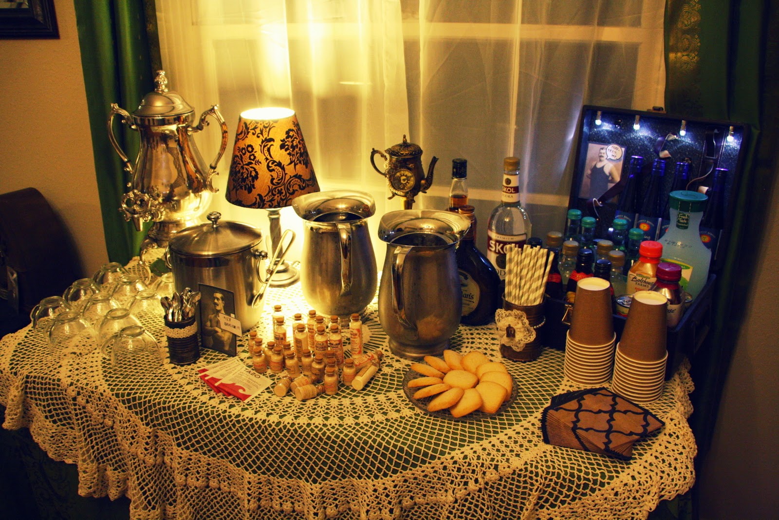 The Peacock Pearl: Steampunk Shower: Set-up and Party