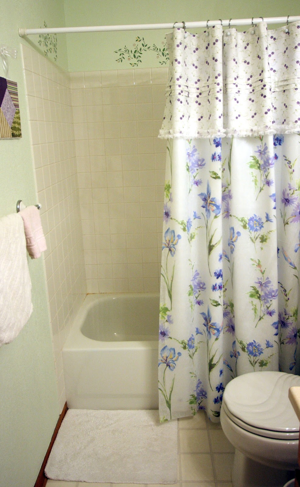 His, Hers and Ours DIY: SHOWER VALANCE