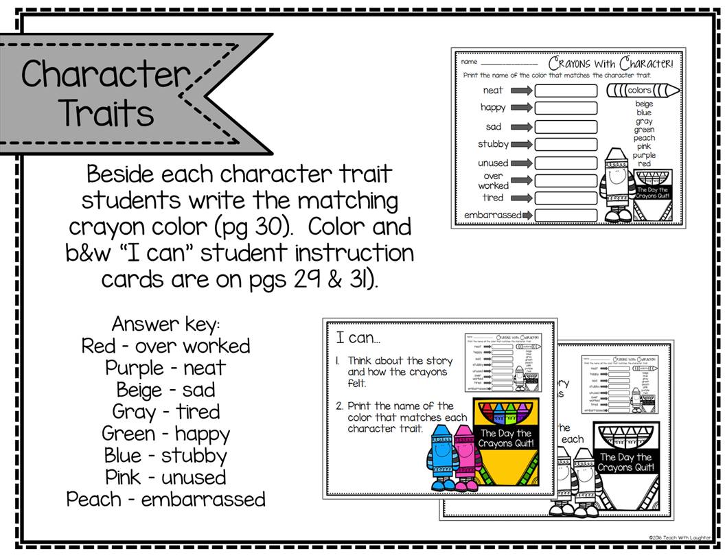 Teach With Laughter: The Day the Crayons Quit