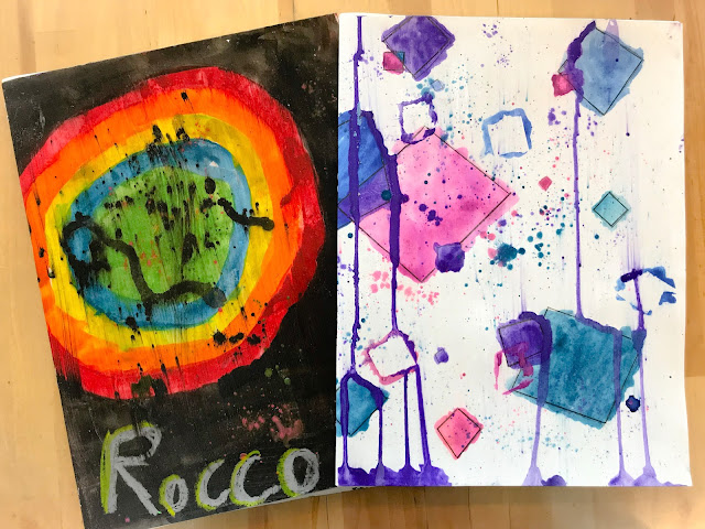 Paintbrush Rocket: 5th & 6th Grade Core Art Sketchbooks!