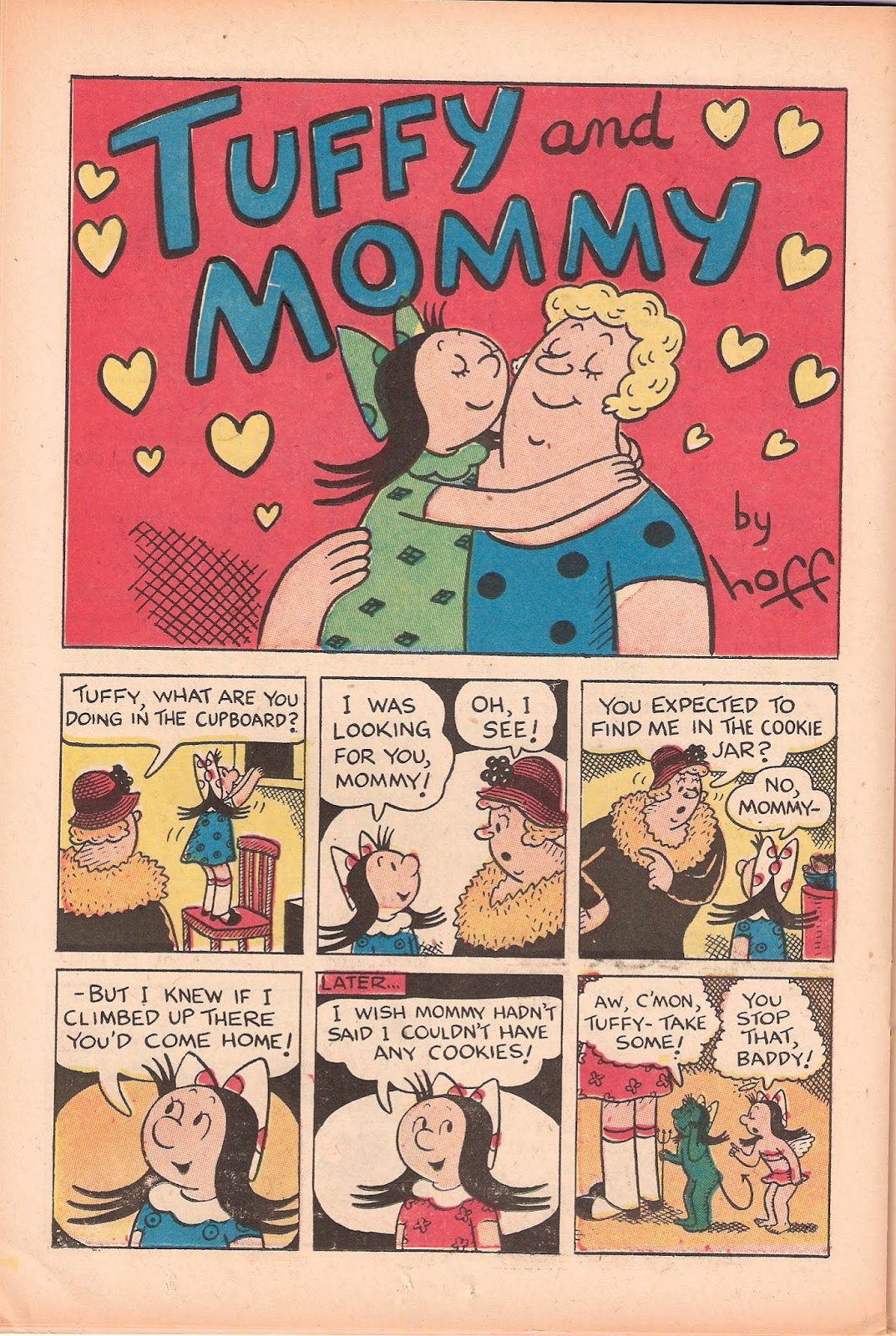 Four-Color Shadows: Tuffy and Mommy-Syd Hoff-1950