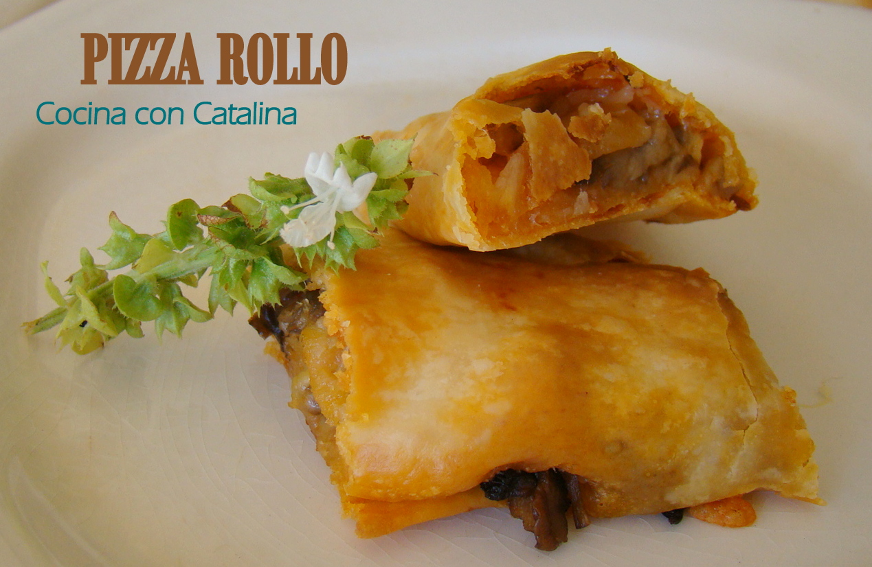 COCINA CON CATALINA: Pizza rolls o pizza Rollo