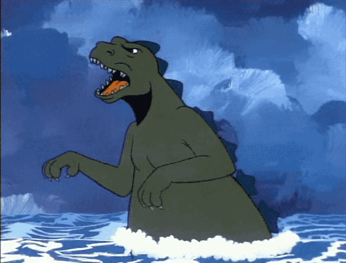 AKI GIFS: Gifs animados Godzilla